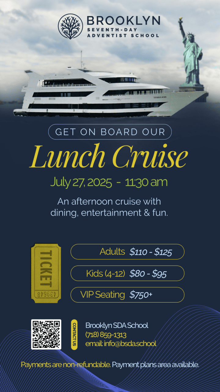 Lunch Cruise • Brooklyn Seventh-day Adventist School
